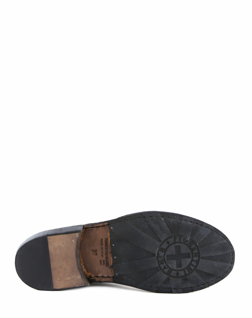 ETERNITY EFFIE Black leather pull-on tall boots – Fiorentini + Baker